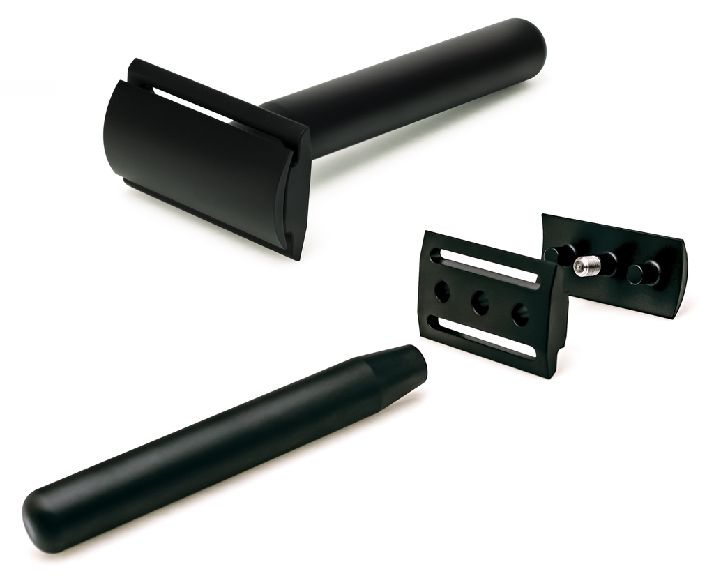 Standard Razors - Aluminum Series - Double Edge Safety Razor (Deep Bla